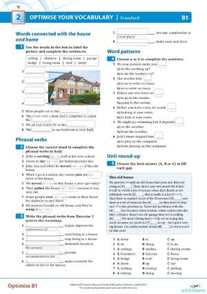 8° Grade Vocabulary Revision. Interactive worksheet | TopWorksheets