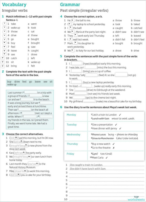 Roadmap A2 6B. Interactive worksheet | TopWorksheets
