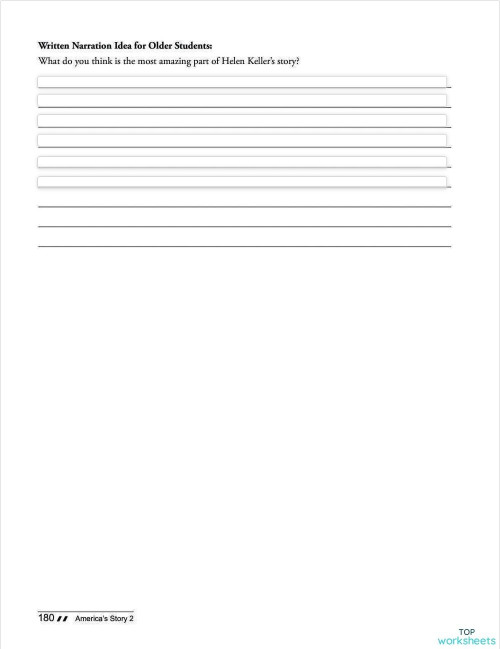 Chapter 19: Written Narrative Pg 180. Interactive worksheet | TopWorksheets