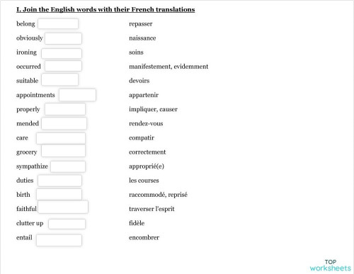 I want A Wife revised. Interactive worksheet | TopWorksheets