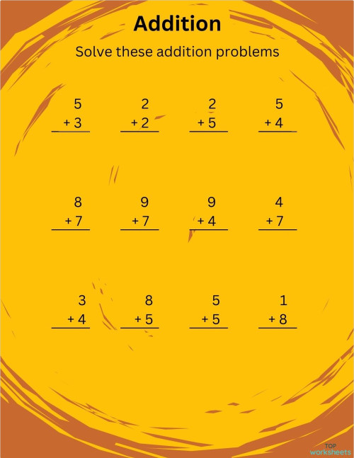 Addition Review. Interactive worksheet | TopWorksheets