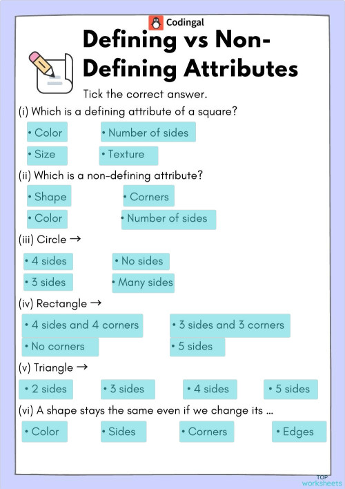 M_G01M18L58_WC02_Defining vs Non- Defining Attributes. Interactive ...