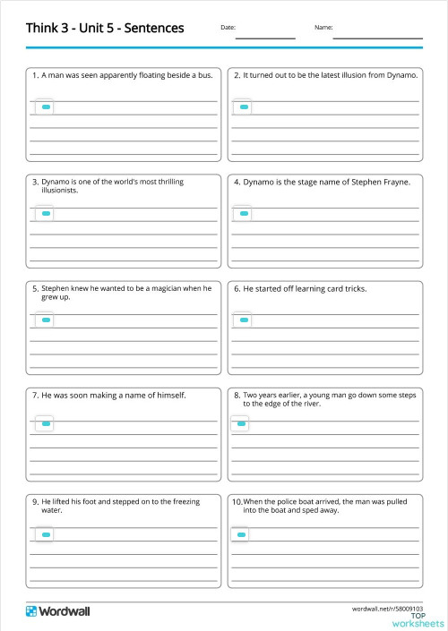 reinf/consol/extension - disconnect to reconnect. Interactive worksheet ...