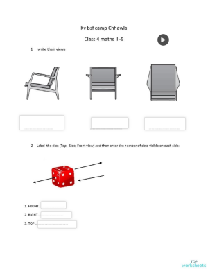 top front side. Interactive worksheet | TopWorksheets