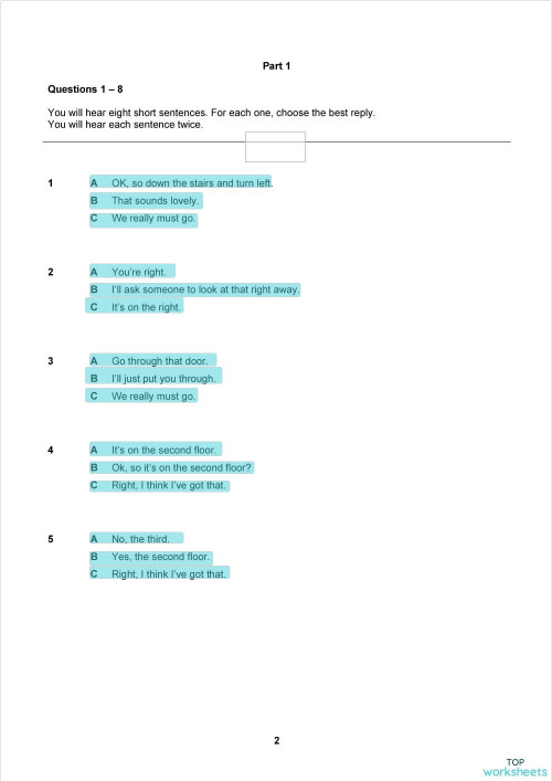 ADULTS B1: interactive worksheets and online exercises | TopWorksheets