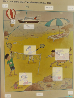 Listening Exam 2nd Grade. Interactive worksheet | TopWorksheets