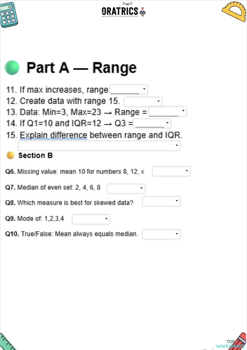 Grade 6 67 2. Interactive worksheet | TopWorksheets