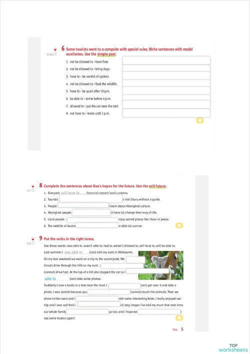 Red Line 5 Wb p 4 / 5. Interactive worksheet | TopWorksheets