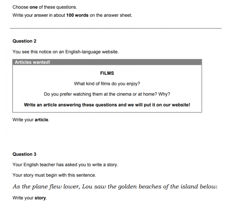 WRITING TEST 1. Interactive worksheet | TopWorksheets