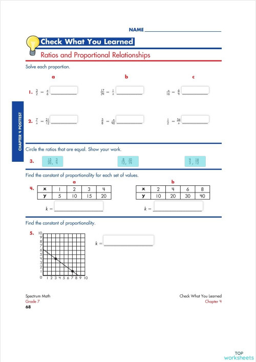 Lesson 8: Exercise 4-5 Pg 64-66. Interactive worksheet | TopWorksheets