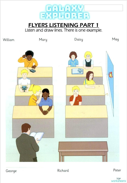 Listening Practice 1 3 Interactive Worksheet Topworksheets
