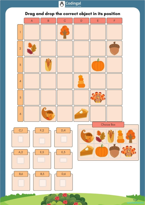 M_G03M31L67_WA02_Describe_positions_on_a_grid_4. Interactive worksheet ...