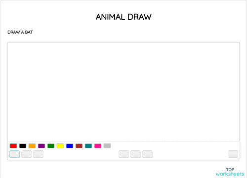 ANIMAL DRAW. Interactive worksheet | TopWorksheets