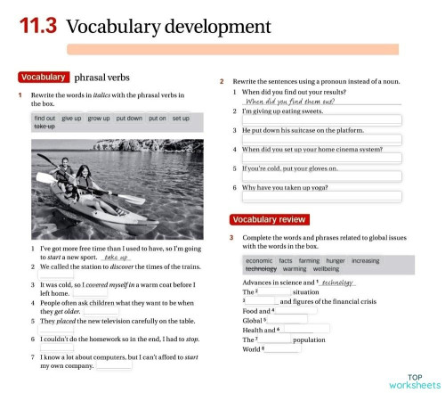 Unit 11_3_WB. Interactive worksheet | TopWorksheets