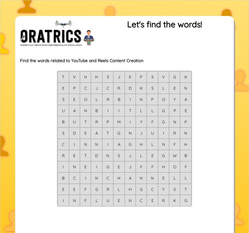 Let's find the words!. Interactive worksheet | TopWorksheets