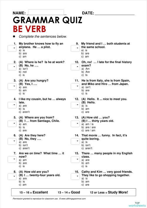 Like/Want/Need/Have + To + Verb. Interactive worksheet | TopWorksheets