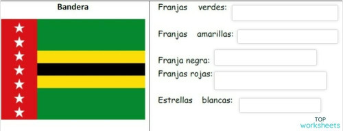Bandera de Santander. Ficha interactiva | TopWorksheets