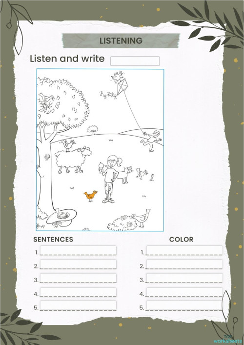 LISTENING PART. Interactive worksheet | TopWorksheets