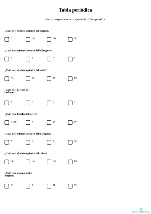 Materia y energía: fichas interactivas y ejercicios online | TopWorksheets