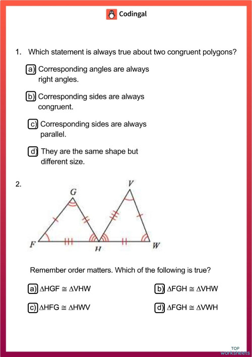 M_G08M17L45_WA01_Proving_Congruence_. Interactive worksheet | TopWorksheets