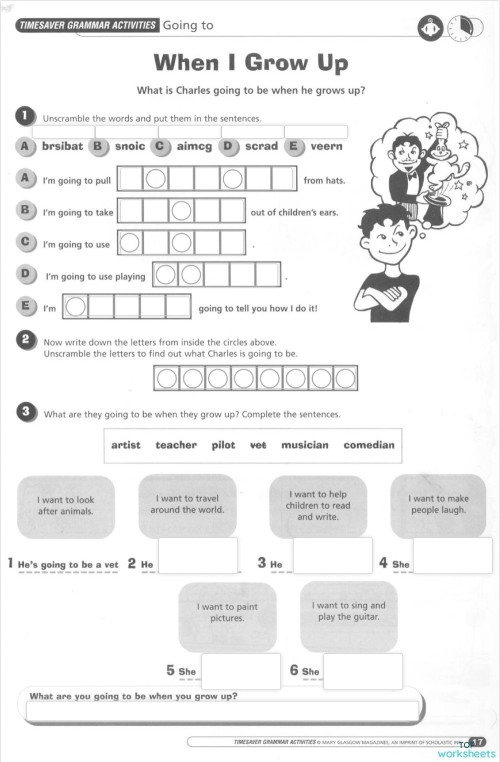 Verb tense: Going to. Interactive worksheet | TopWorksheets