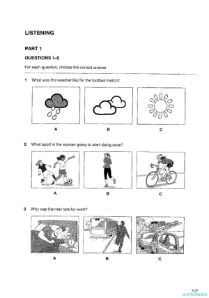 Anh 2 - Test 3. Interactive worksheet | TopWorksheets