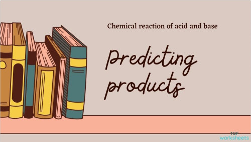Predicting product for chemical reaction of acid and base. Interactive ...