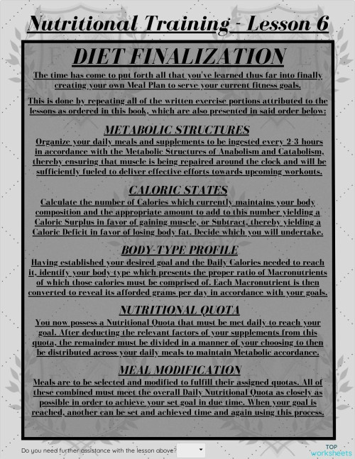 Maintenance Phase. Interactive worksheet | TopWorksheets