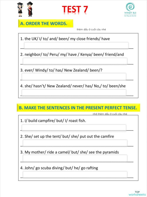 Up5 unit 7 test. Interactive worksheet | TopWorksheets