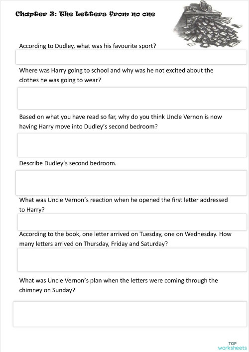 Chapter 3 Philosopher's Stone. Interactive worksheet | TopWorksheets