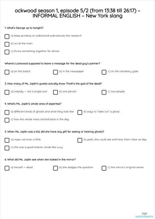 VIDEO - Lock and Key 1 - TM0XXX. Interactive worksheet | TopWorksheets
