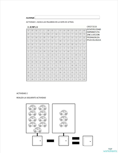 Ejemplo Nayeli. Ficha interactiva | TopWorksheets