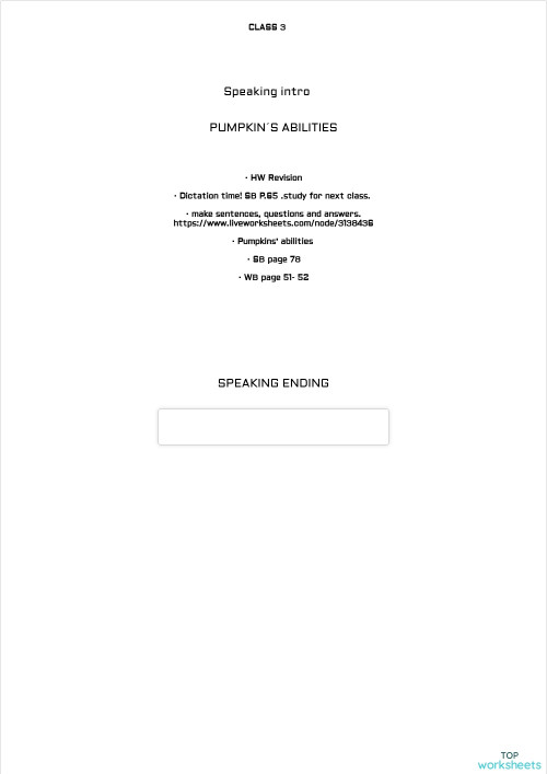 Class 3 Activities. Interactive worksheet | TopWorksheets