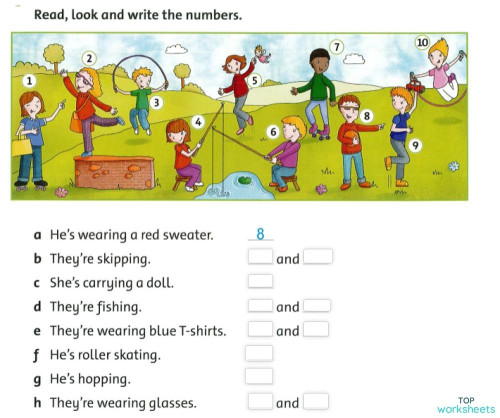 READ AND WRITE. Interactive worksheet | TopWorksheets