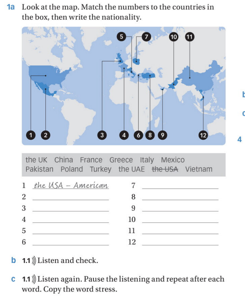 A2 Unit 1.1 Workbook. Interactive worksheet | TopWorksheets