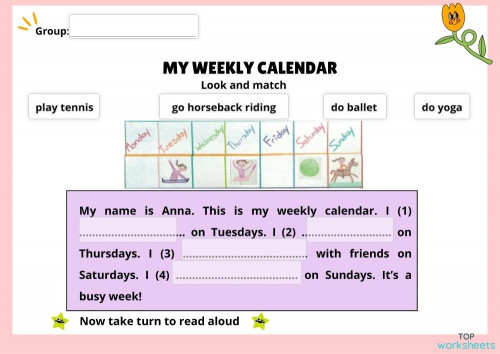 GS1_U6.3_Writing_Hand out. Interactive worksheet | TopWorksheets