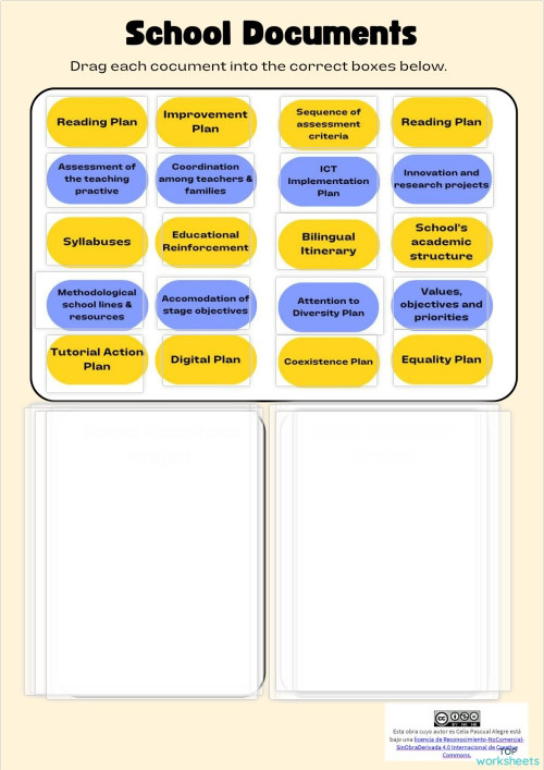 School-Documents. Interactive worksheet | TopWorksheets