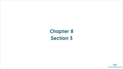 Chapter 8 Section 3. Interactive worksheet | TopWorksheets
