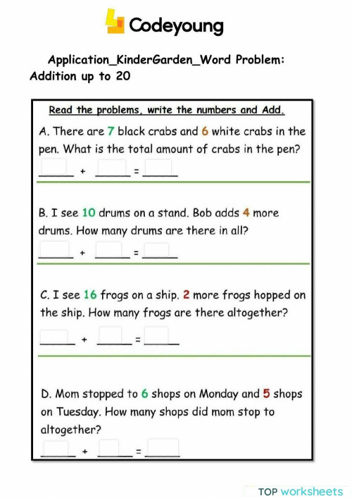 Addition for kg. Interactive worksheet | TopWorksheets