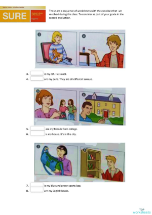 Book exercises 2-4. Interactive worksheet | TopWorksheets