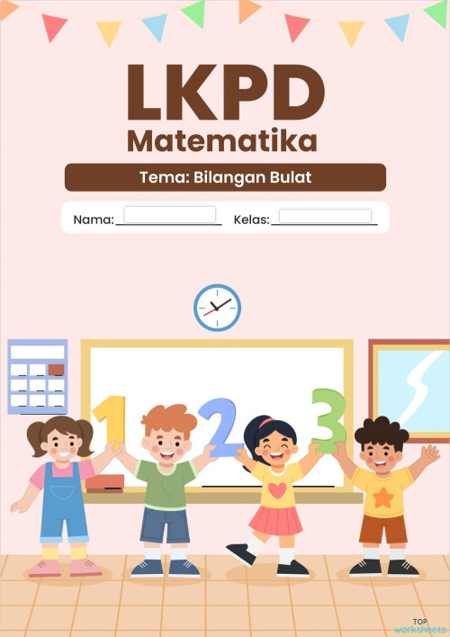 LKPD BILANGAN BULAT. Interactive worksheet | TopWorksheets
