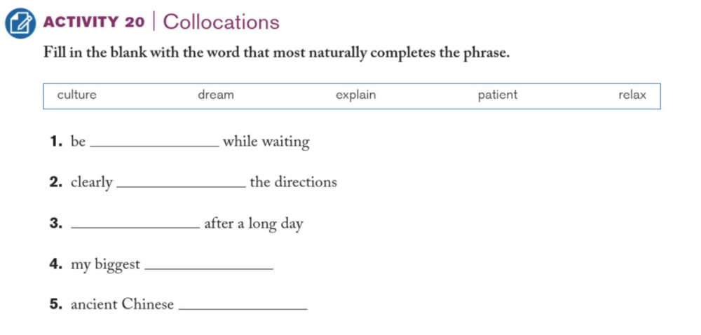 Activities 20. Interactive worksheet | TopWorksheets