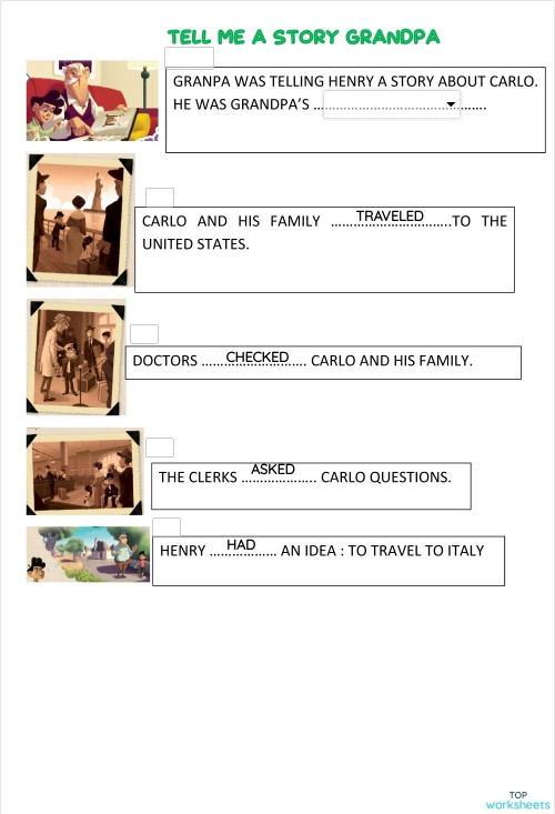 ORAL 3RD GRADE. Interactive worksheet | TopWorksheets