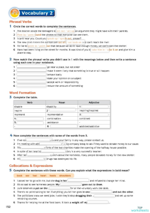 UNIT12 VOCABULARY. Interactive worksheet | TopWorksheets