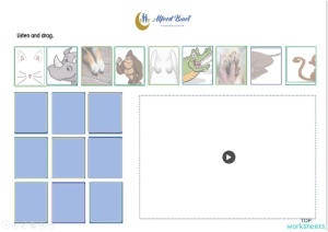 Wild animals parts. Interactive worksheet | TopWorksheets