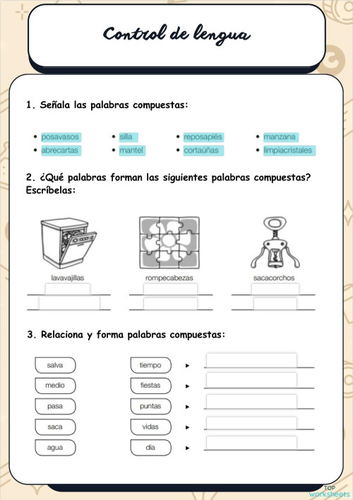 DETERMINANTES. Ficha interactiva | TopWorksheets