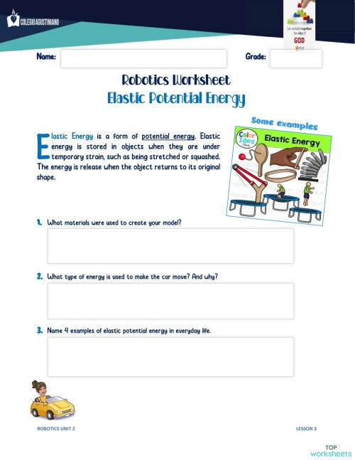 Robotics Lesson 2. Interactive worksheet | TopWorksheets