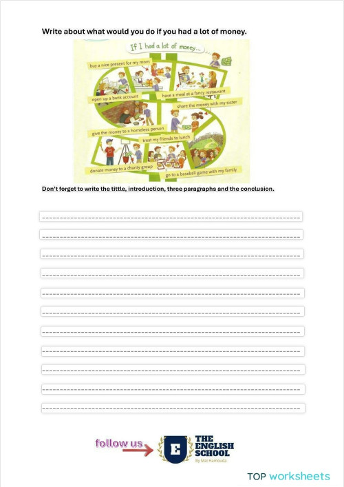 writing. Interactive worksheet | TopWorksheets