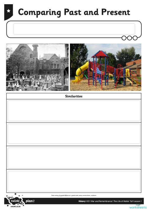 LA - Comparing past and present. Interactive worksheet | TopWorksheets