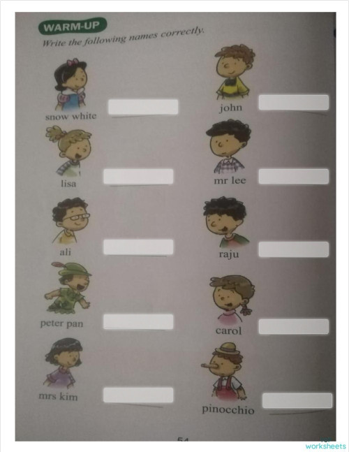 SUG-1 (Unit 12 Page 54). Interactive worksheet | TopWorksheets